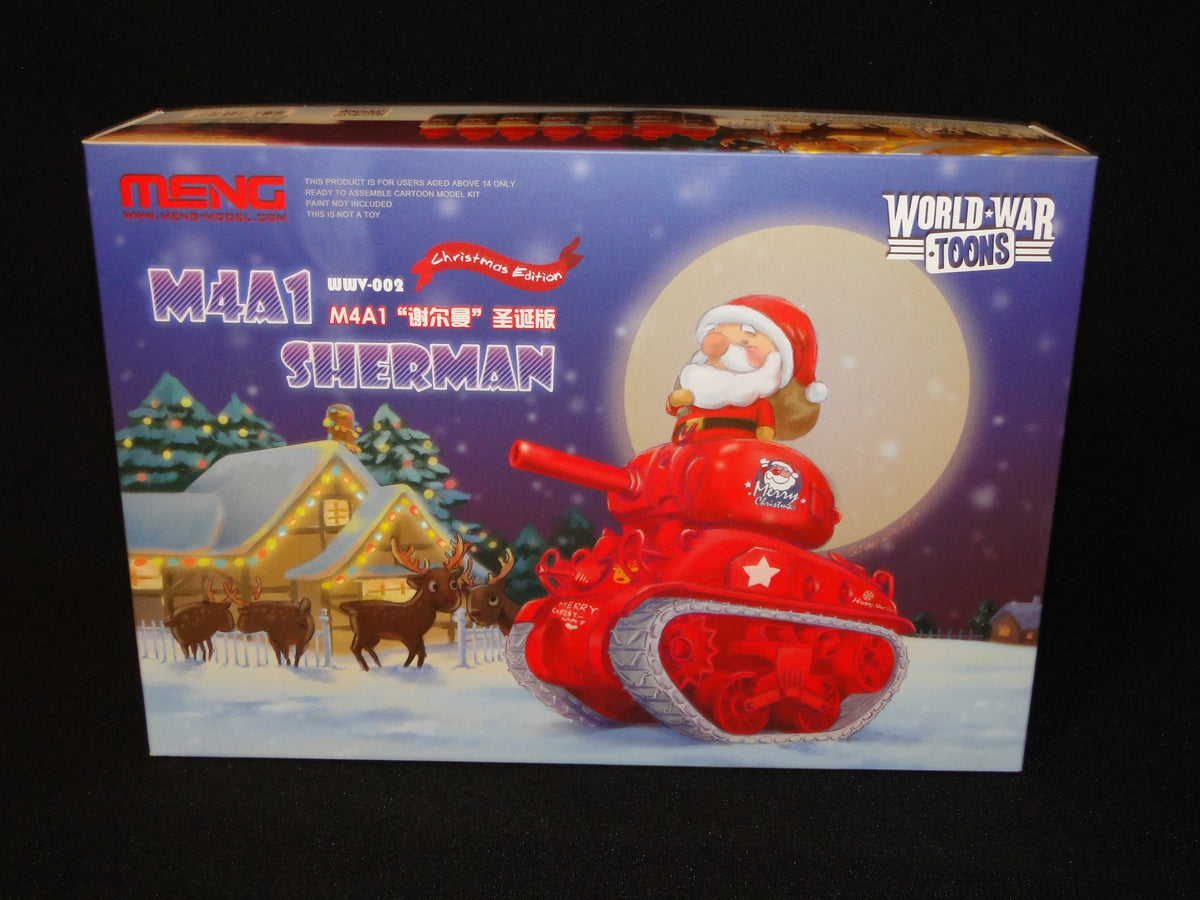New MENG World War Toons CUTE Tank Christmas Sherman Model Kit Christm ...